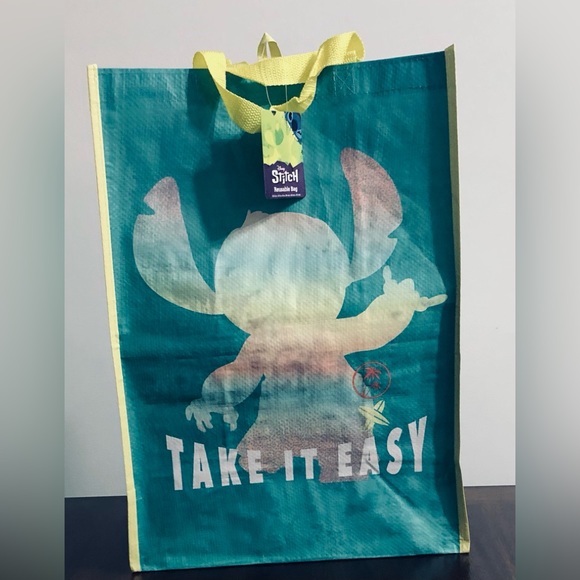 Disney | Storage & Organization | Disney Stitch Reusable Bag Take It ...